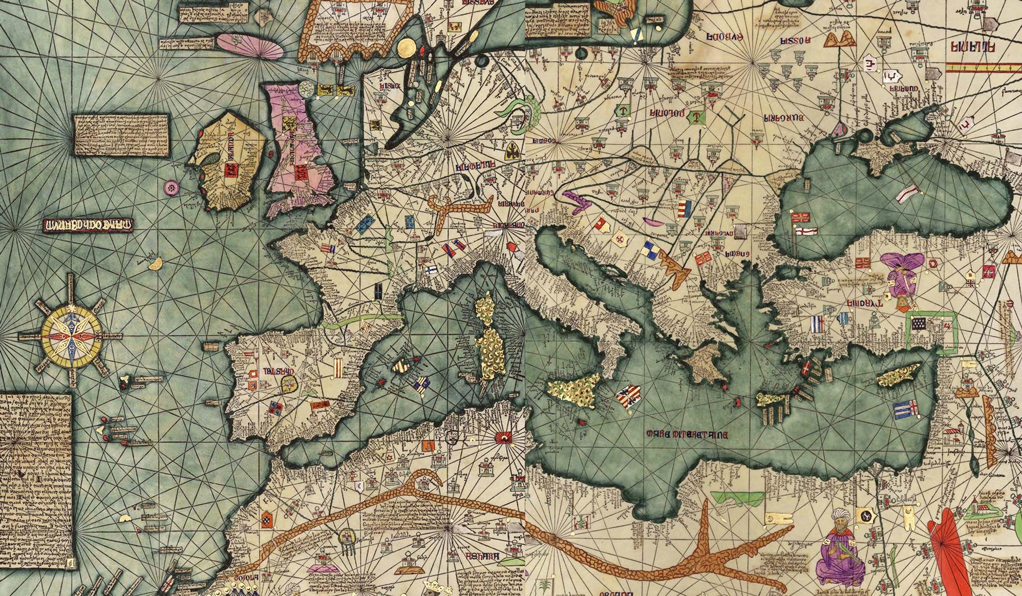 The famed medieval map that stretched beyond Earth to heaven, history ...