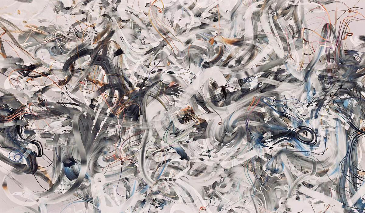 ‘Moving paintings’ evoke a quantum particle collision at the Large ...