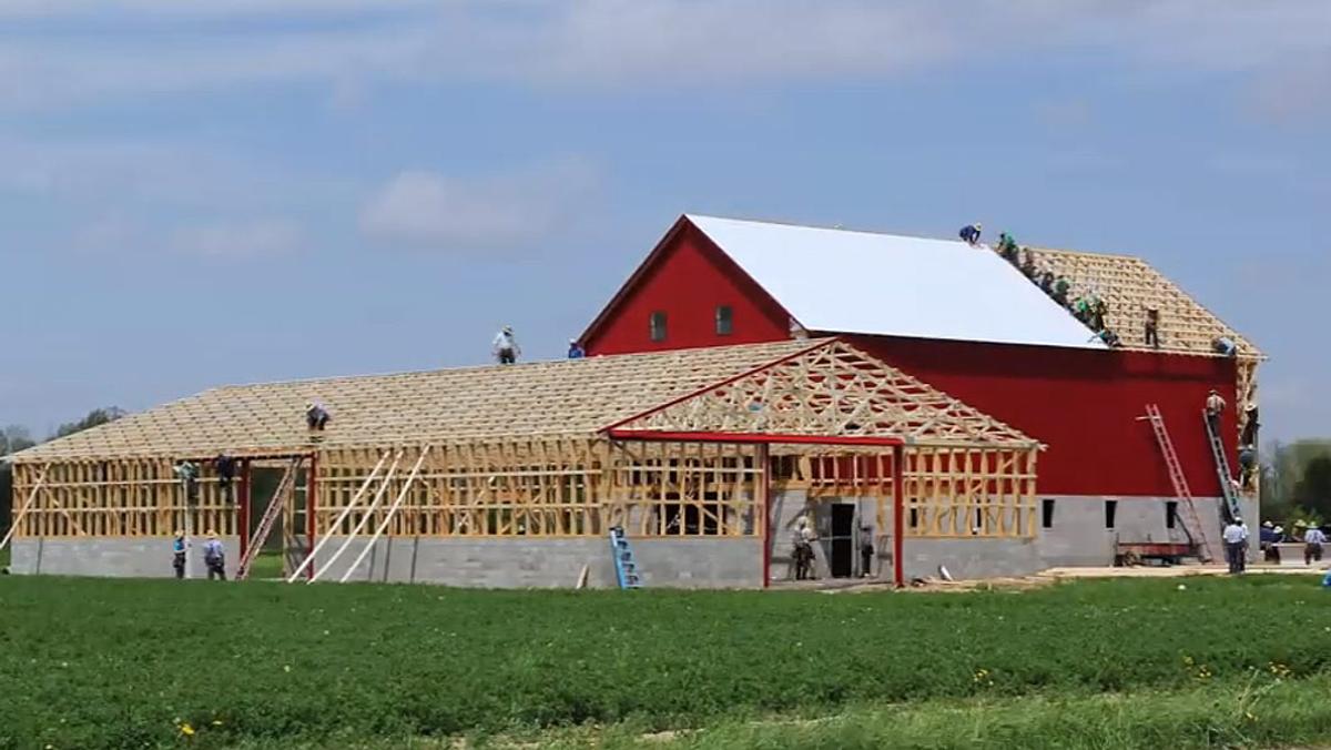 Tradition and teamwork are awe-inspiring in this Amish barn raising ...