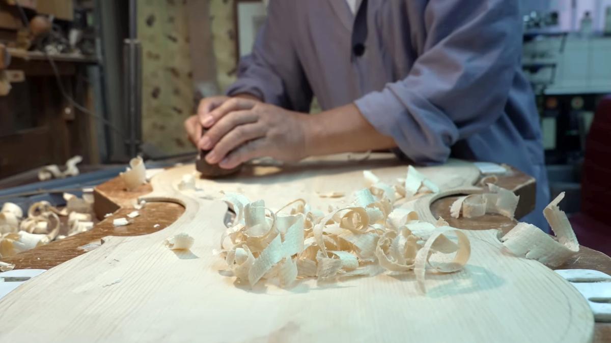 Forging a cello from pieces of wood demands its own form of virtuosity ...