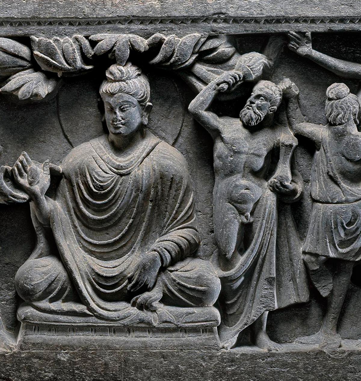 Why the first Buddhas in art wore finely folded Greek tunics | Psyche Ideas